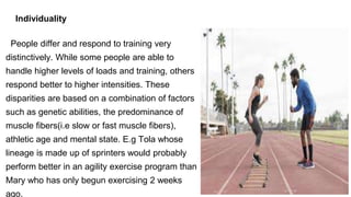 Principles of training | PPTX | Fitness and Exercise | Healthy Living