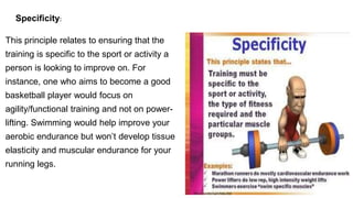 Principles of training | PPTX | Fitness and Exercise | Healthy Living