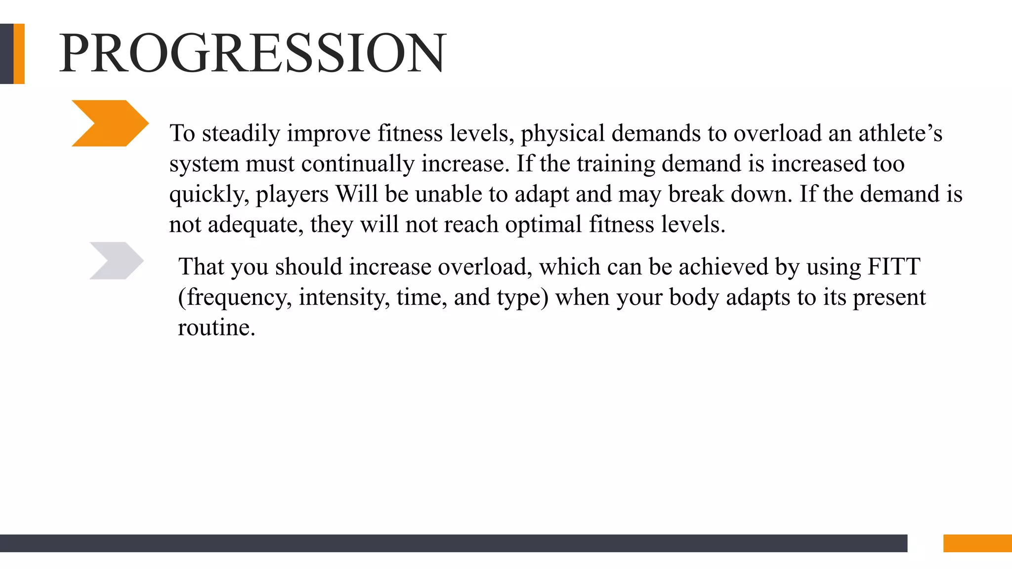 Principles of Sports Training | PPTX