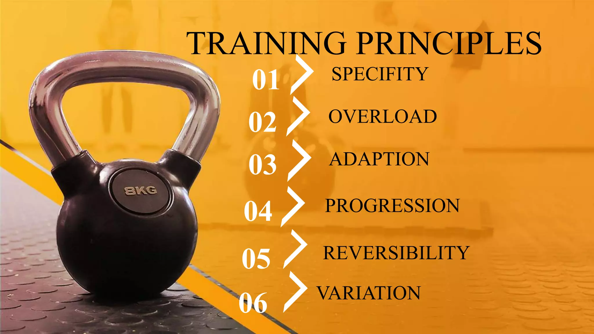 Principles of Sports Training | PPTX