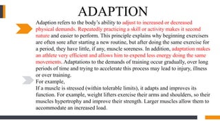 Principles of Sports Training | PPTX