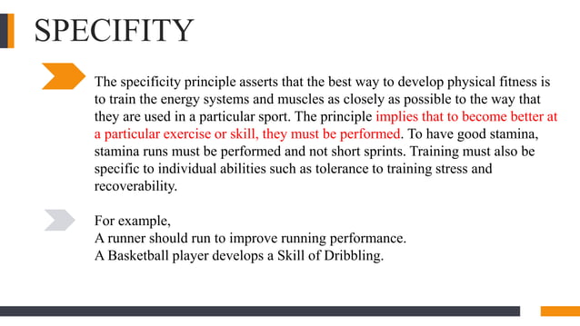 Principles of Sports Training | PPTX | Running and Jogging | Fitness ...