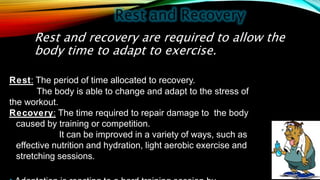 P E 2 - Principles of training | PPTX