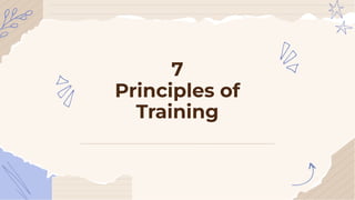 Principles of Training.................. | PDF
