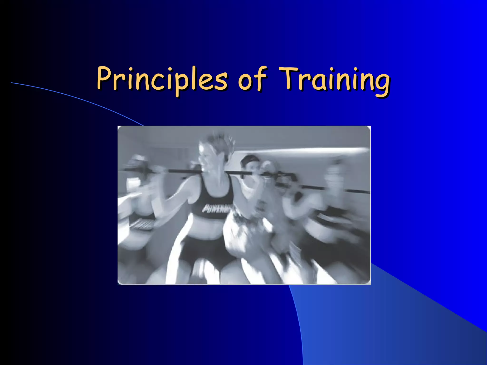 Principles of training and training zones | PPT
