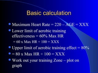 Principles of training and training zones | PPT