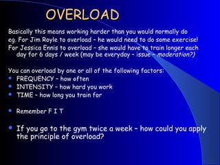 Principles of training and training zones | PPT