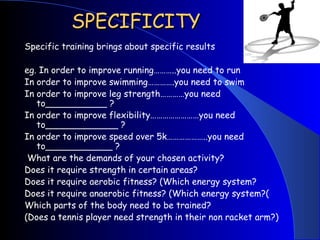 Principles of training and training zones | PPT