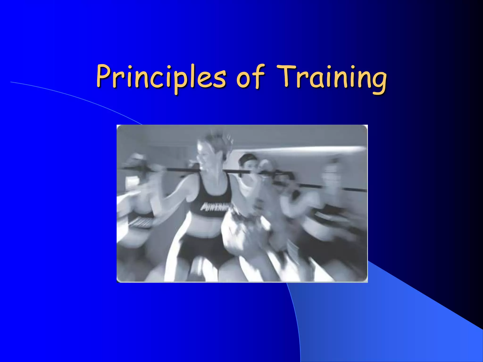 Principles of training and training zones | PPTX