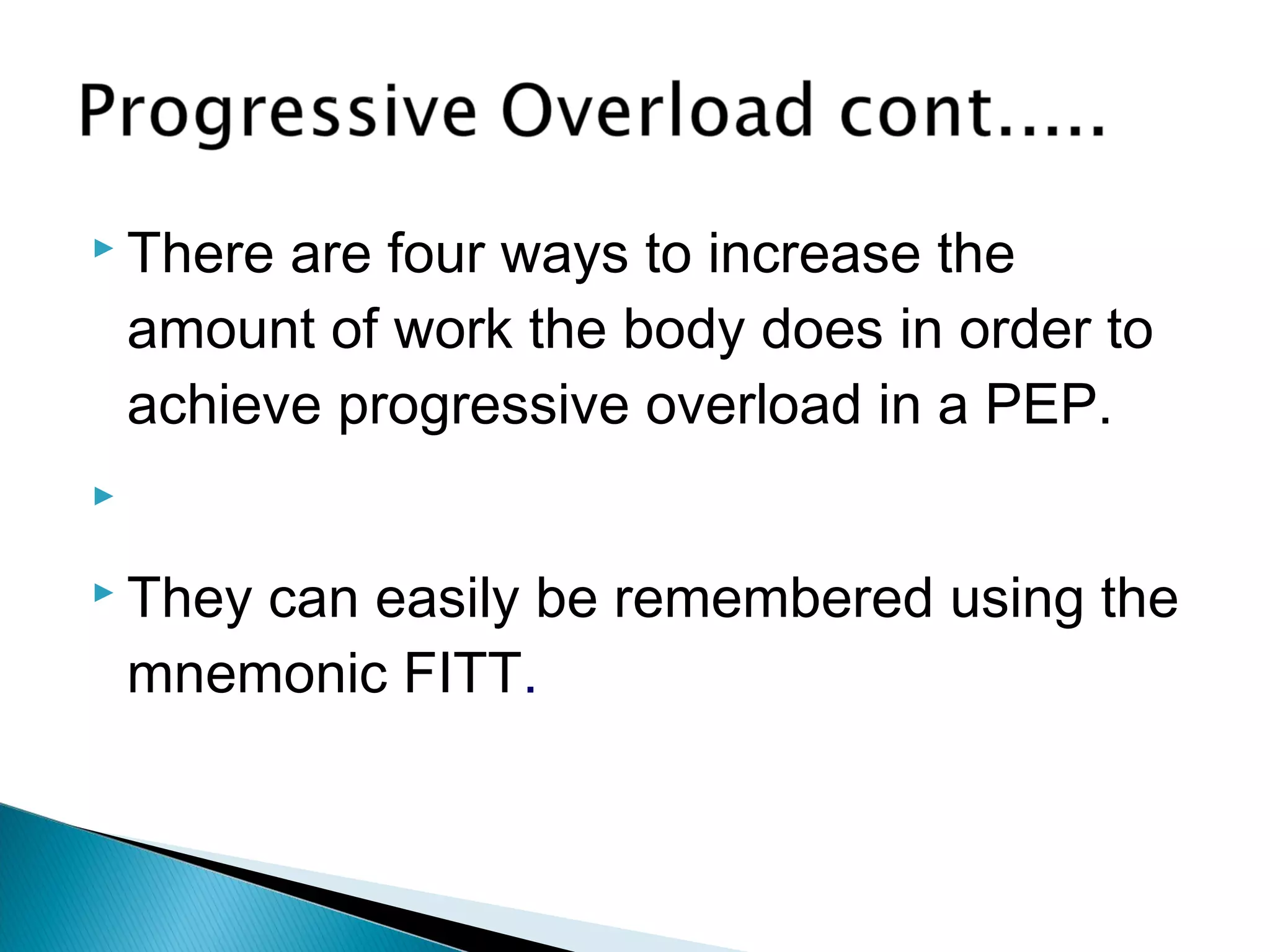 Principles of Training | PPT