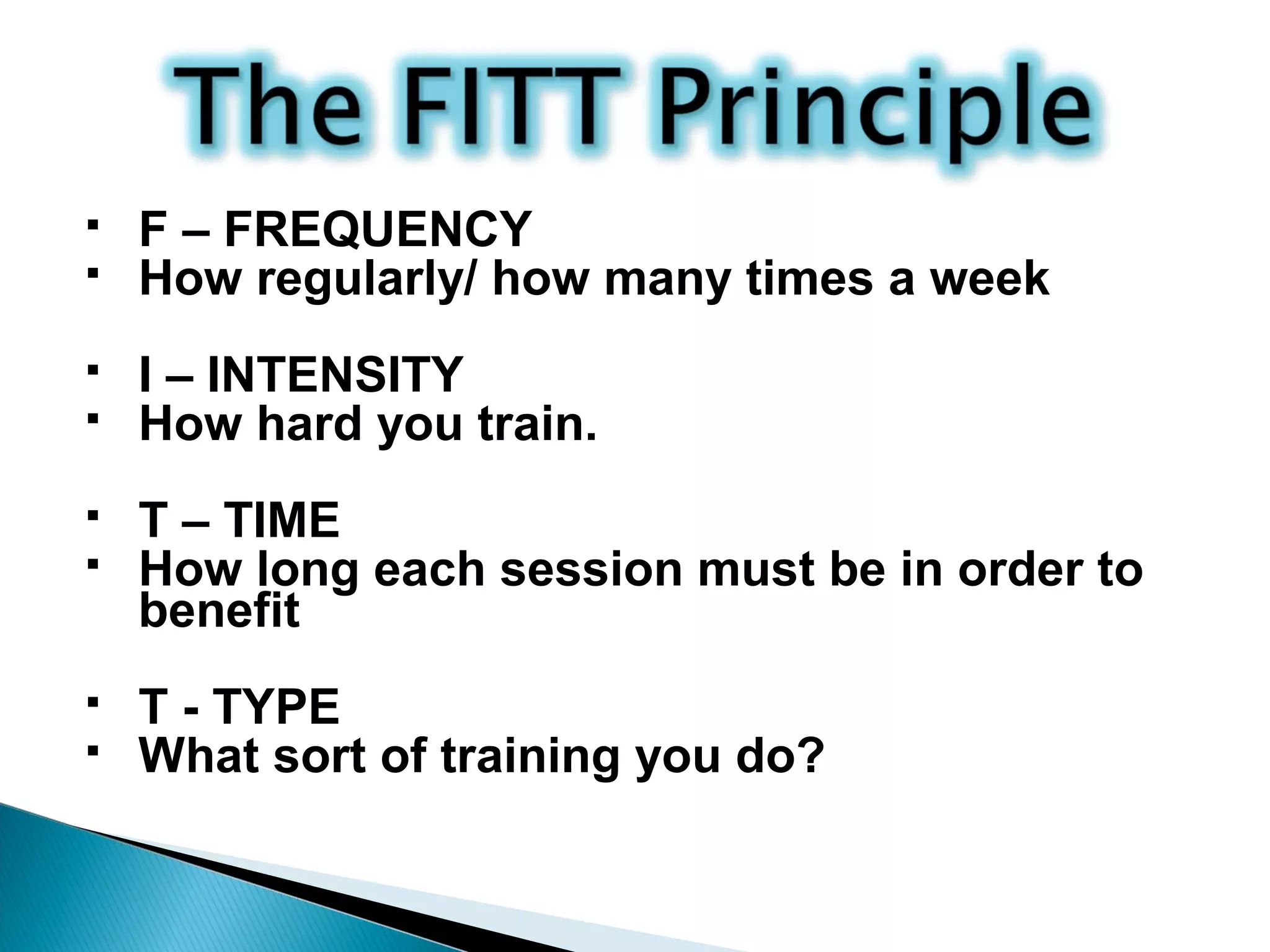 Principles of Training | PPT