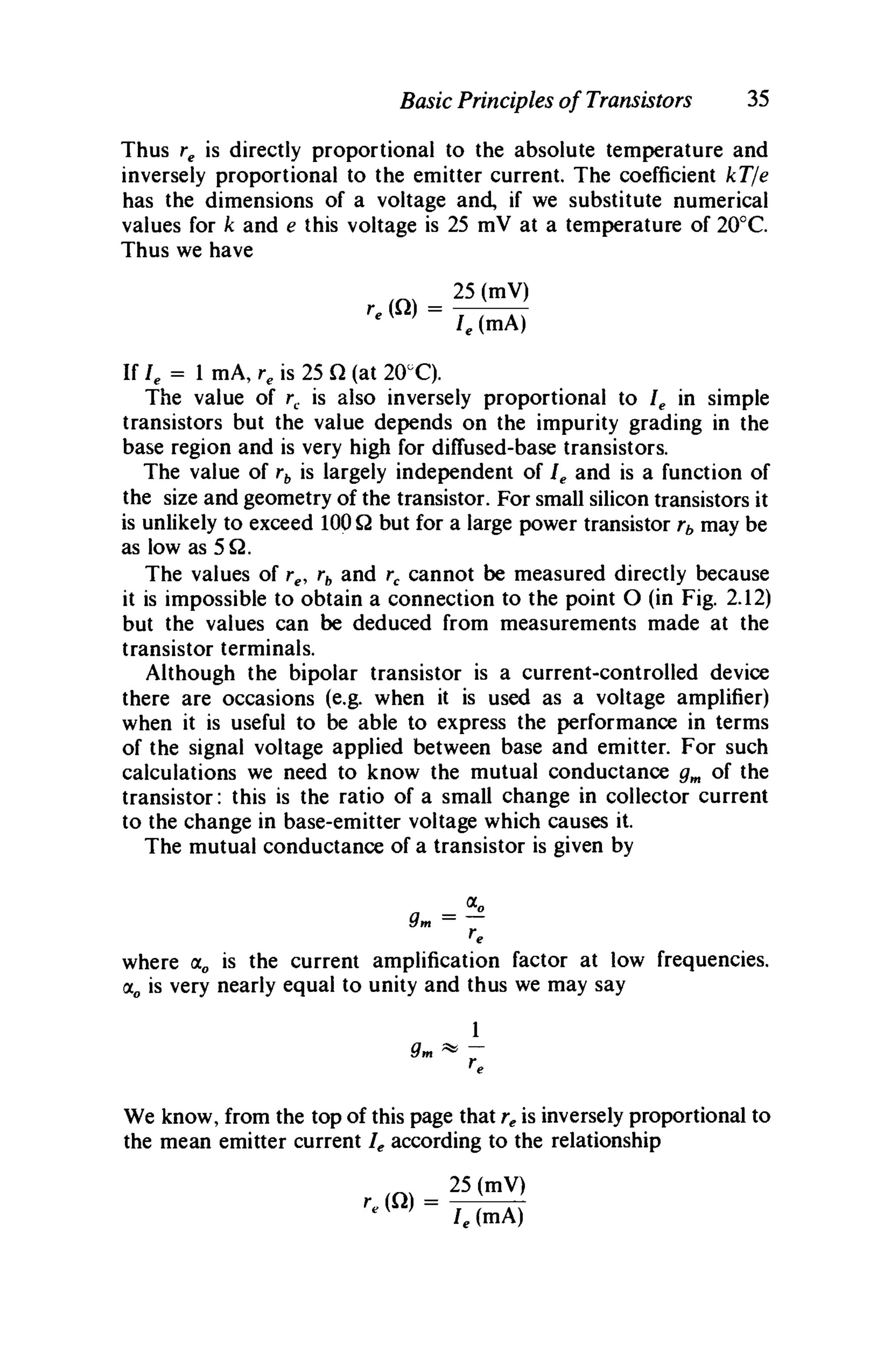 Principles Of Transistor Circuits Introduction To The Design Of