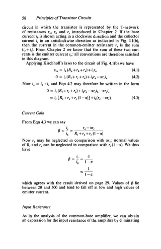 Principles of Transistor Circuits Introduction to the Design of ...