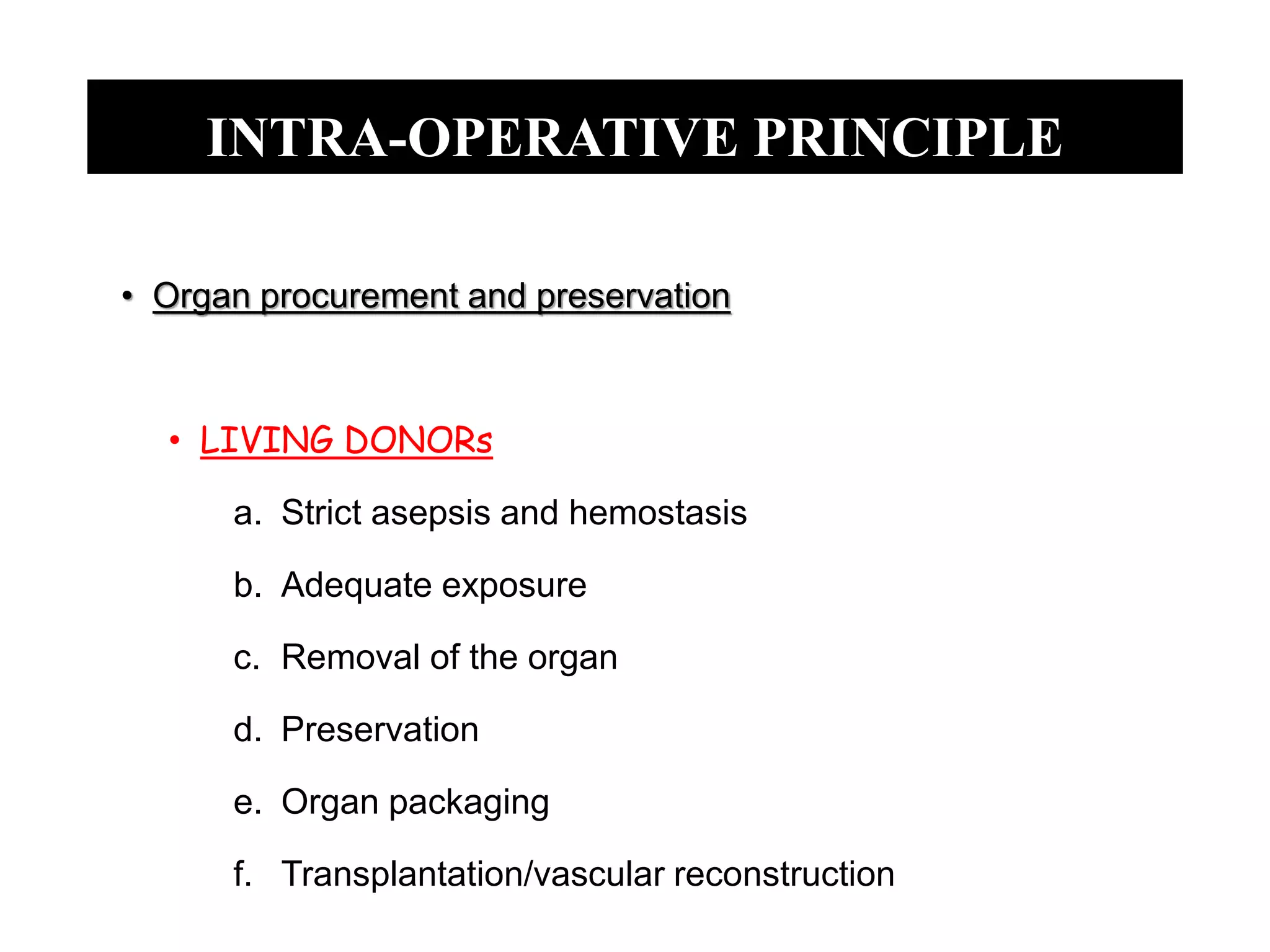 Principles of transplantation by DJ | PPTX