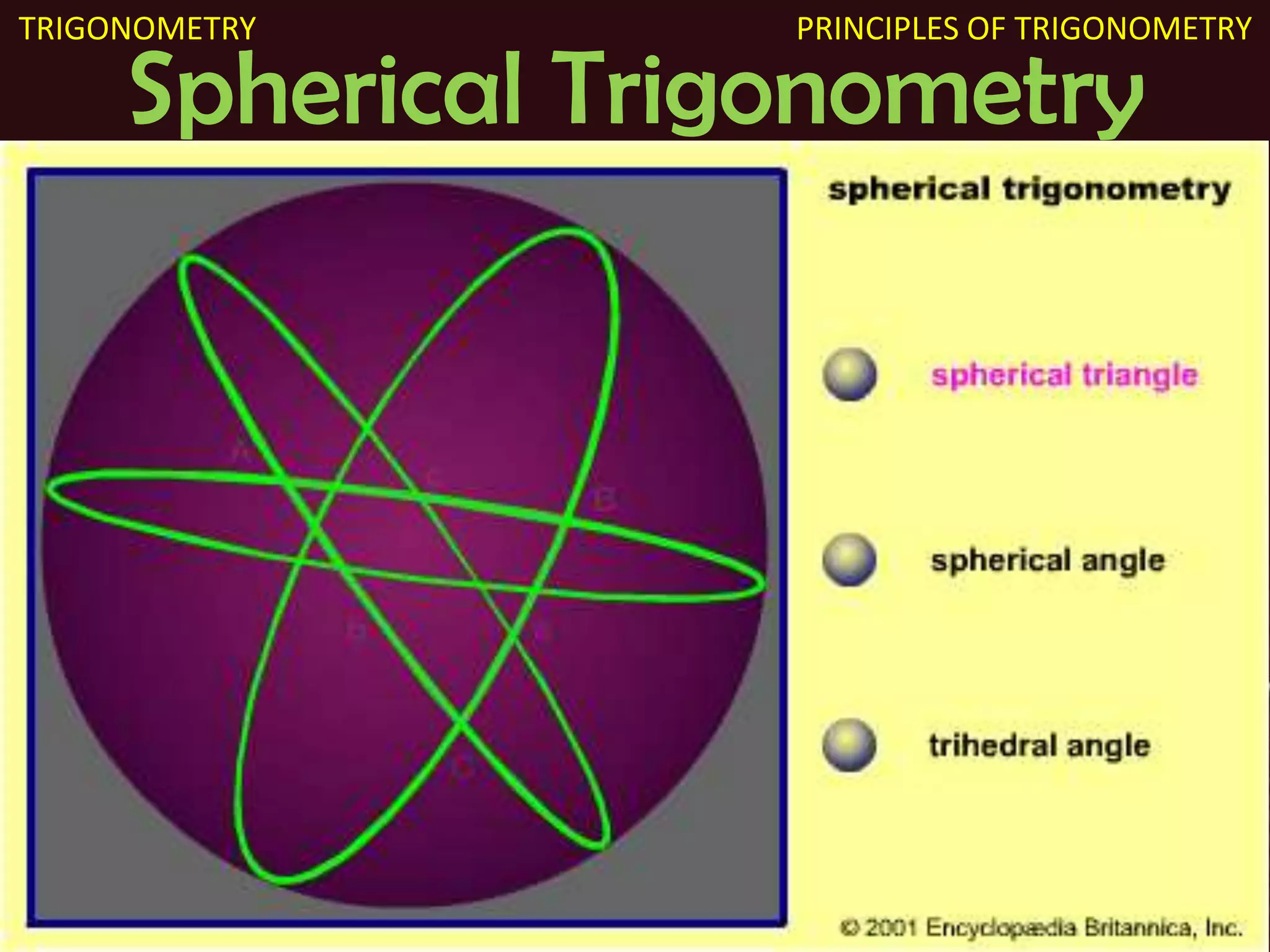 Principles of trigonometry animated | PPTX