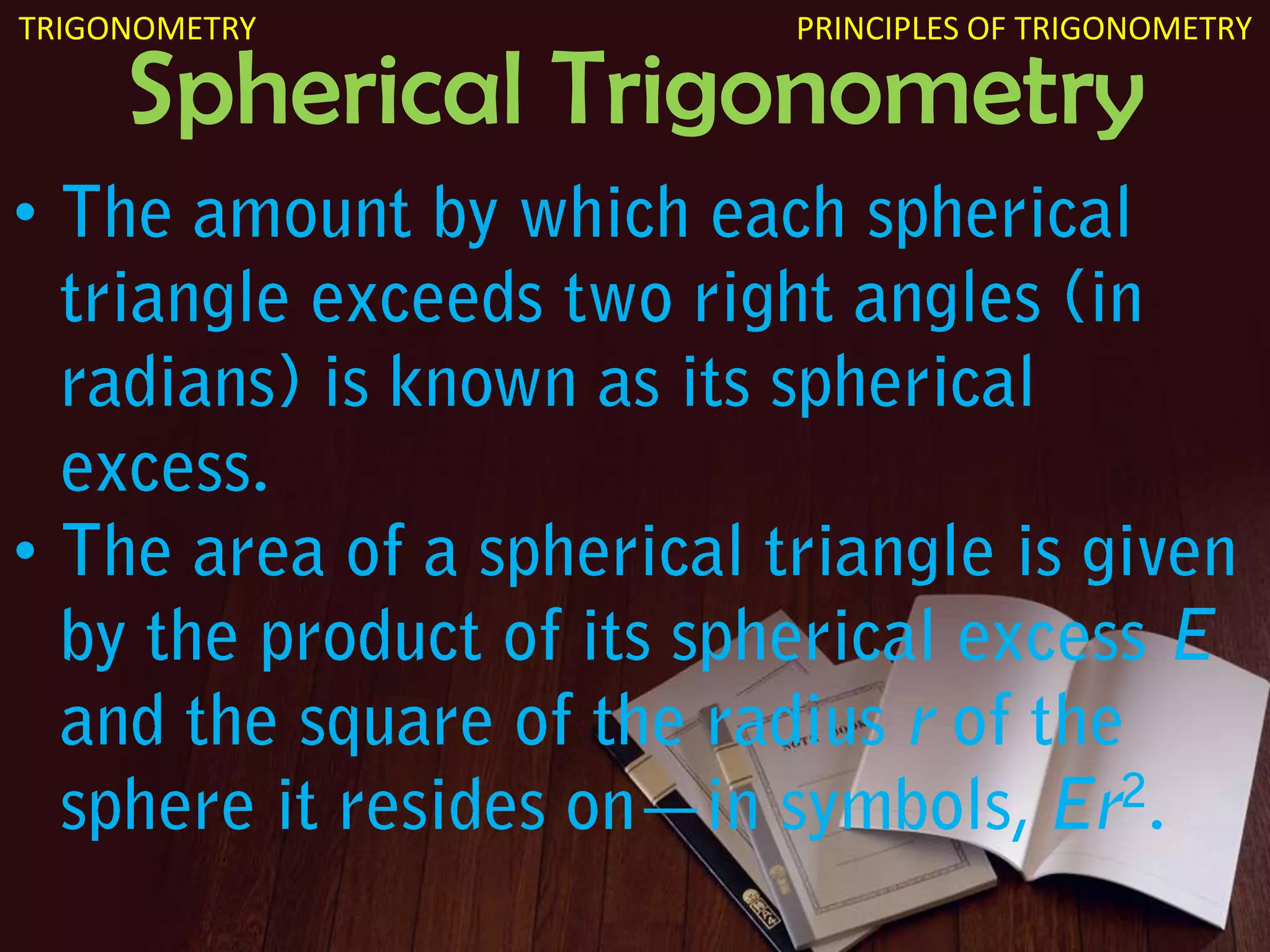 Principles of trigonometry animated | PPTX