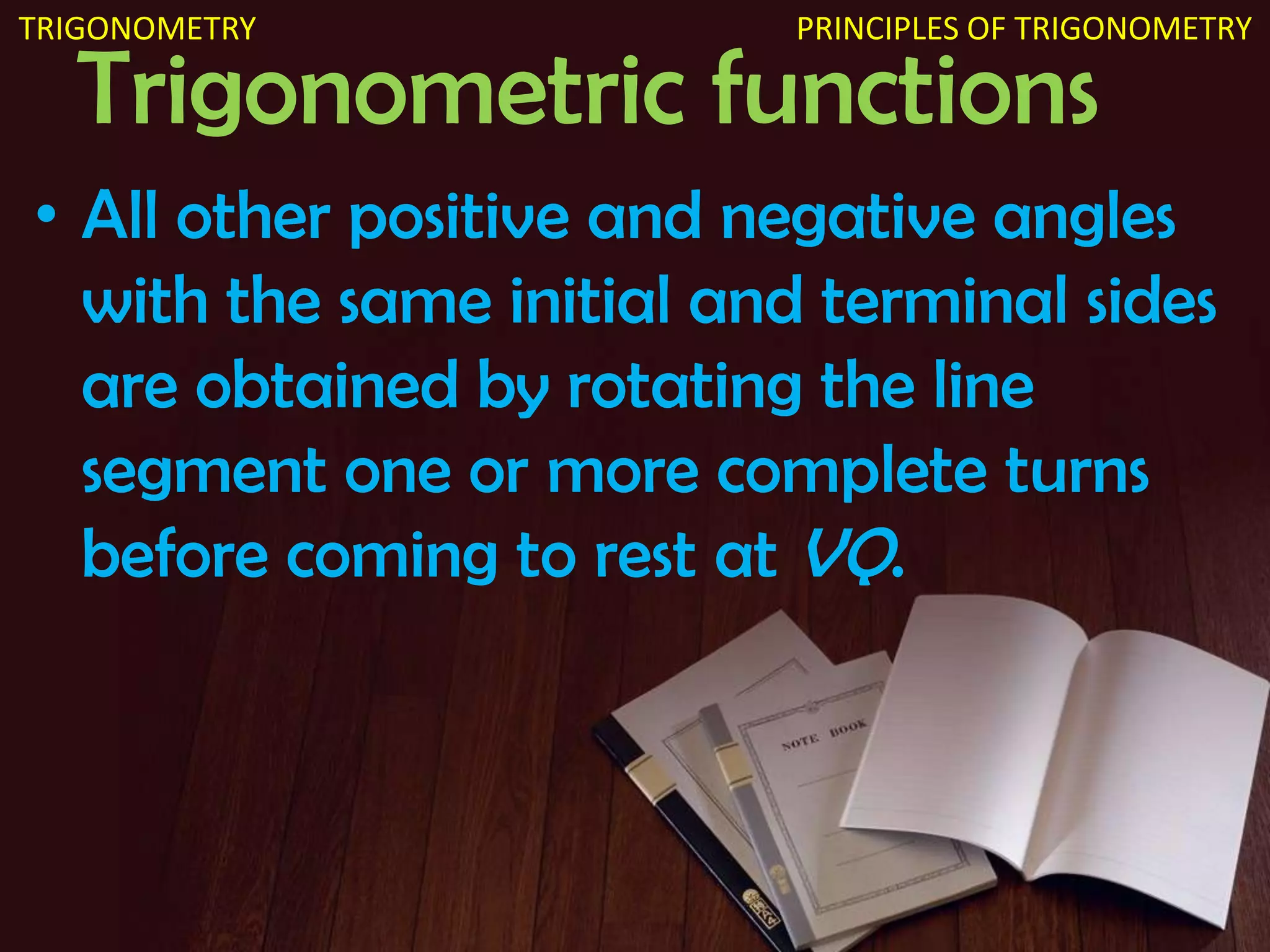 Principles of trigonometry animated | PPTX