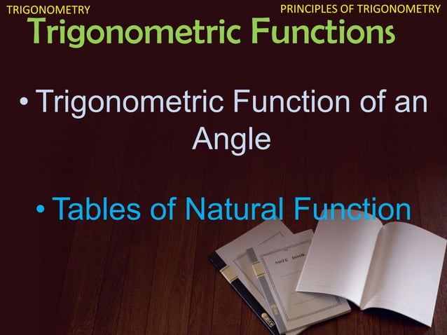 Principles of trigonometry animated | PPTX
