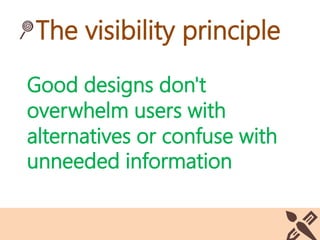 Principles of ui design | PPTX