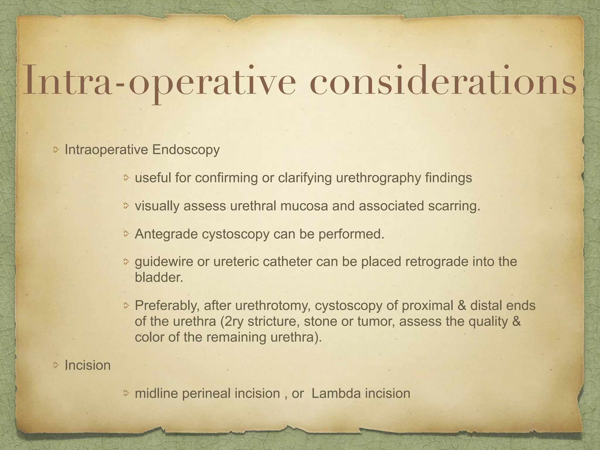 Principles of urethral reconstructive surgery | PDF