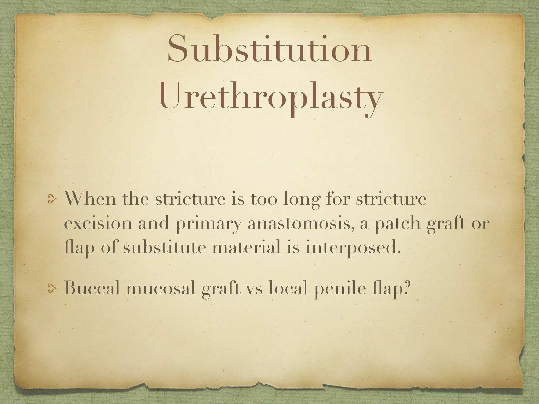 Principles of urethral reconstructive surgery | PDF