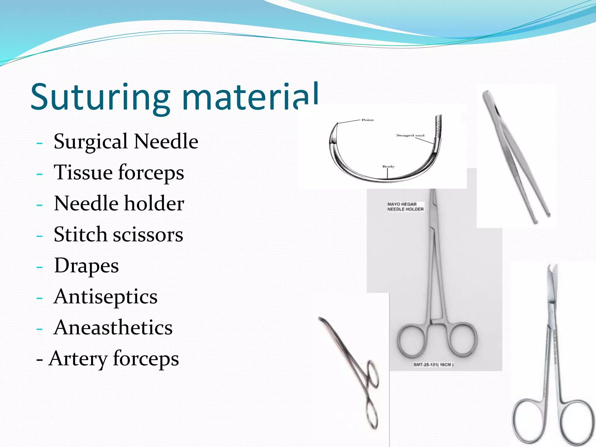 Principles of use and abuse of suture 1 | PPTX
