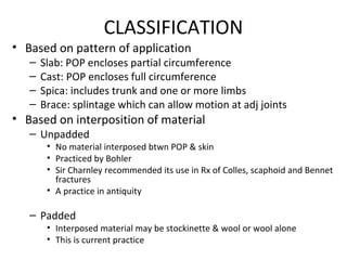 Principles of use of plaster of paris | PPT