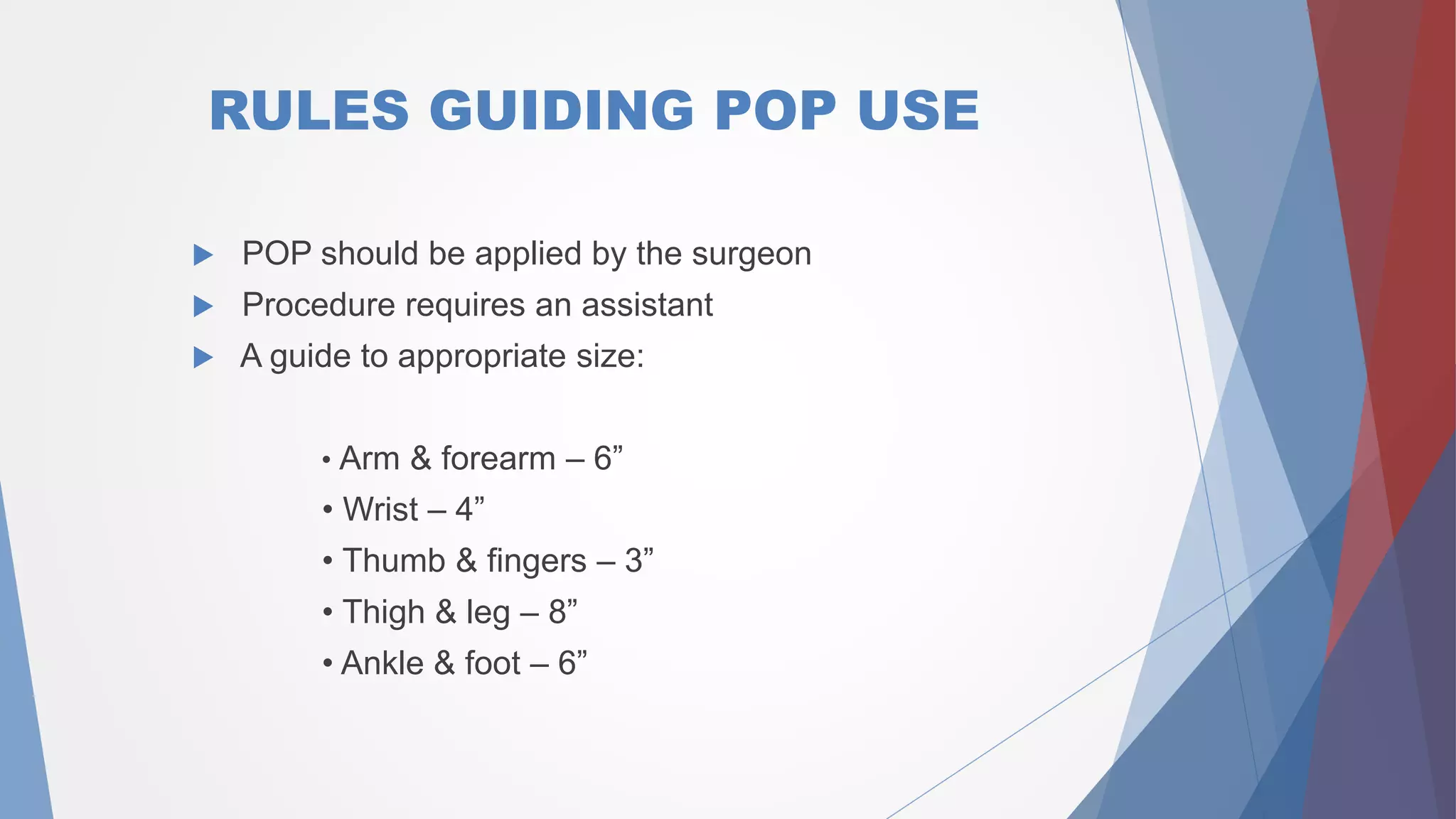 Principles of POP Casting | PPTX