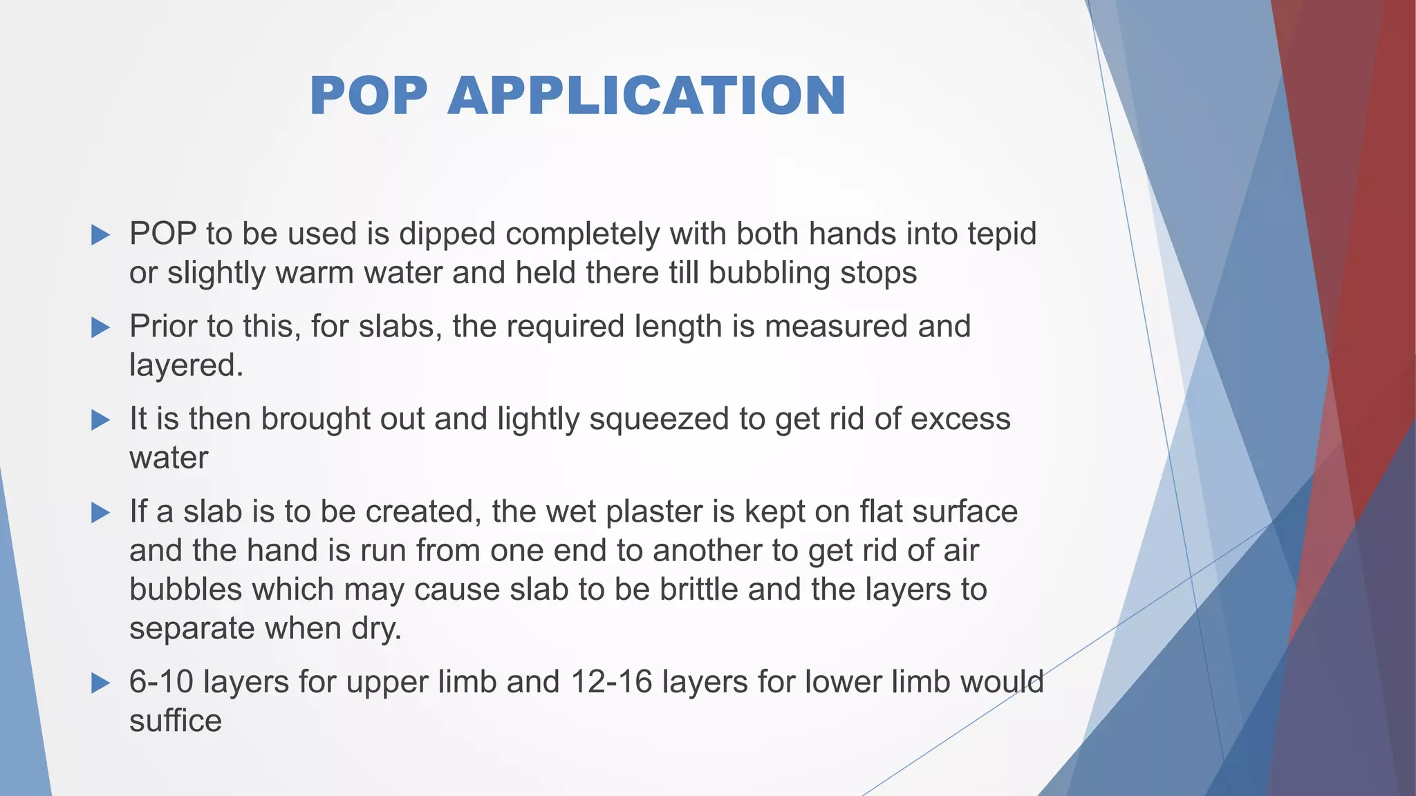 Principles of POP Casting | PPTX