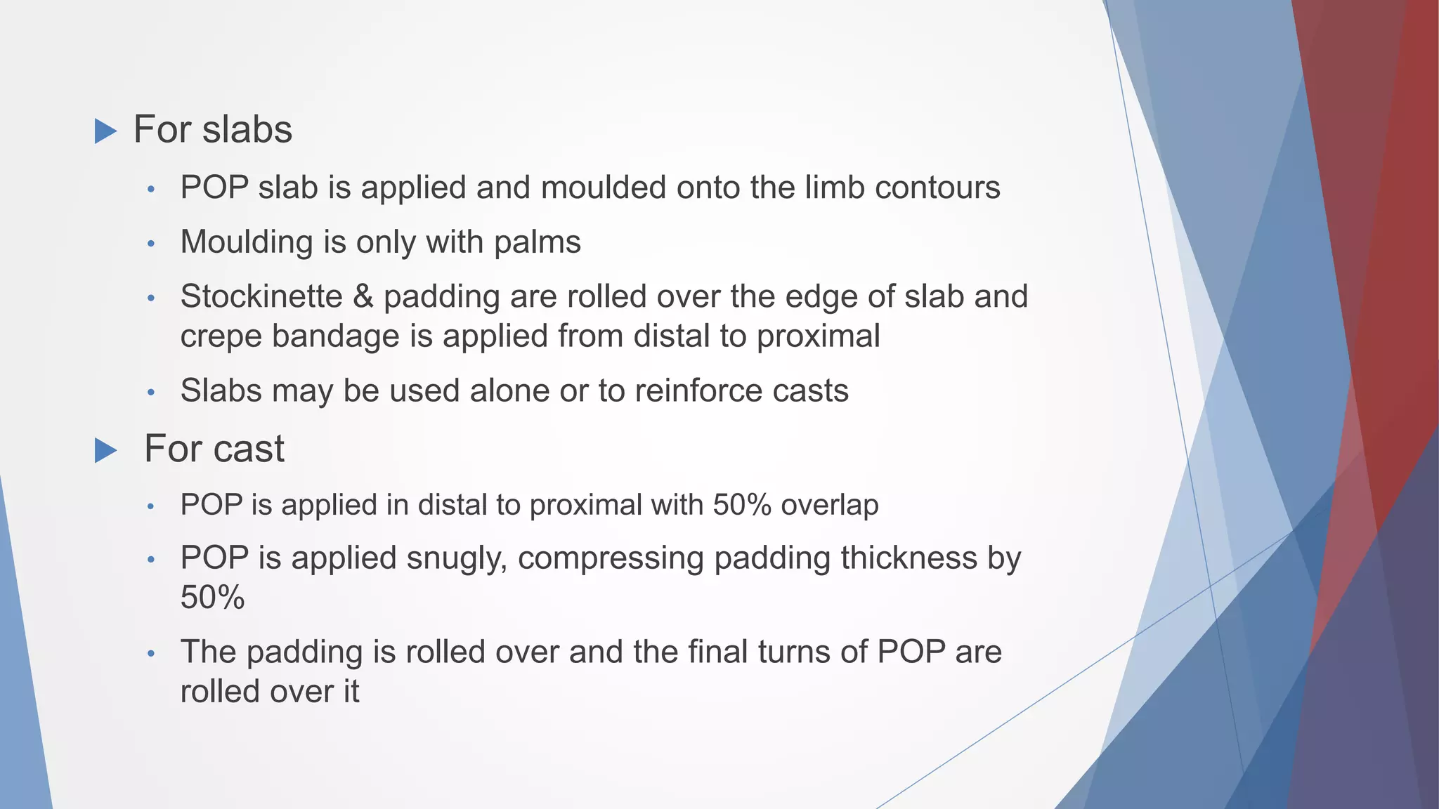 Principles of POP Casting | PPTX