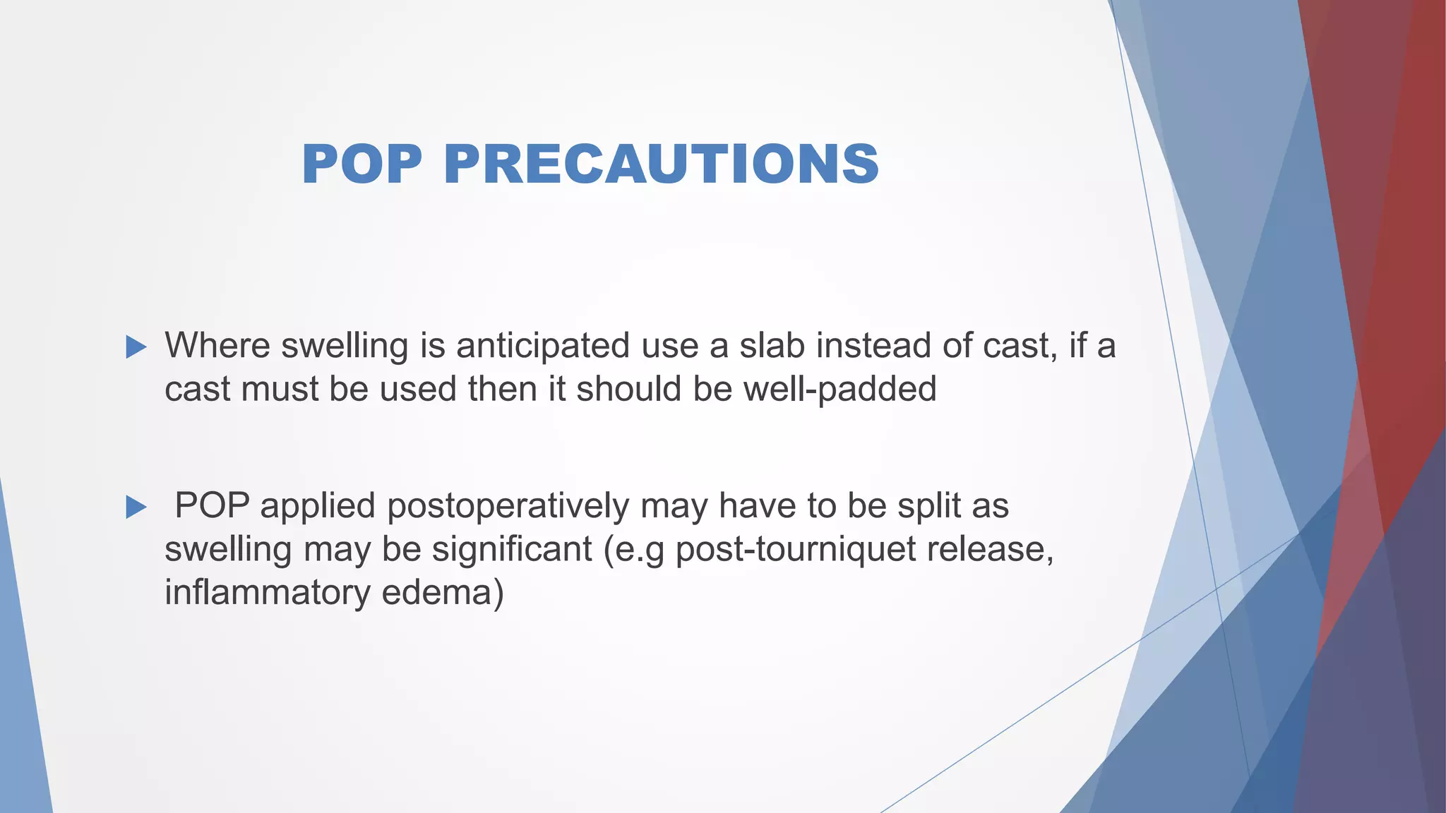 Principles of POP Casting | PPTX