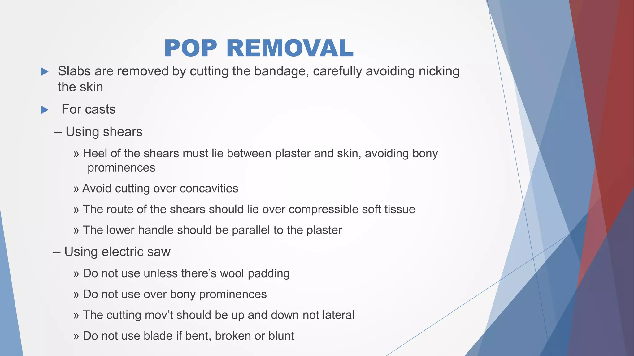 Principles of POP Casting | PPTX