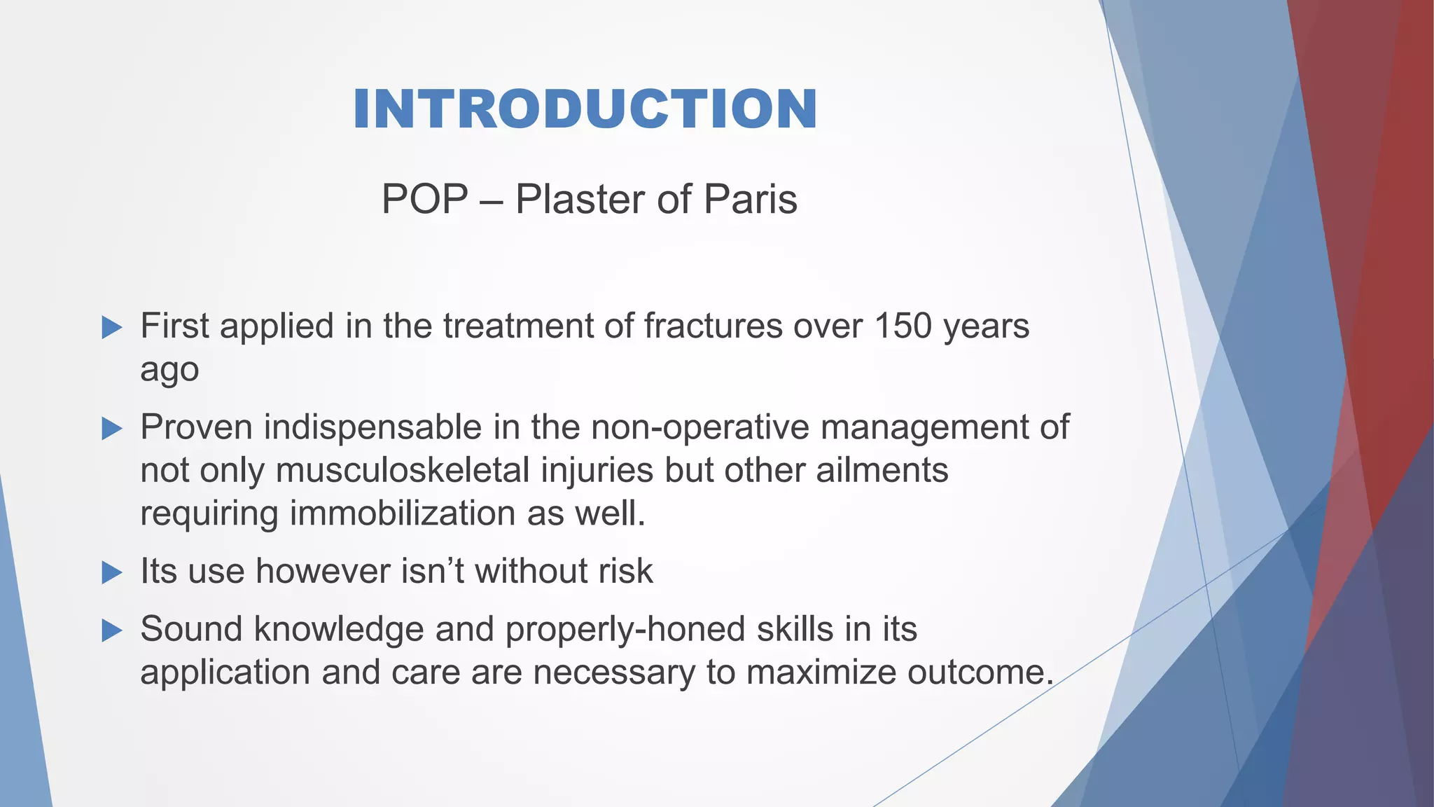 Principles of POP Casting | PPTX