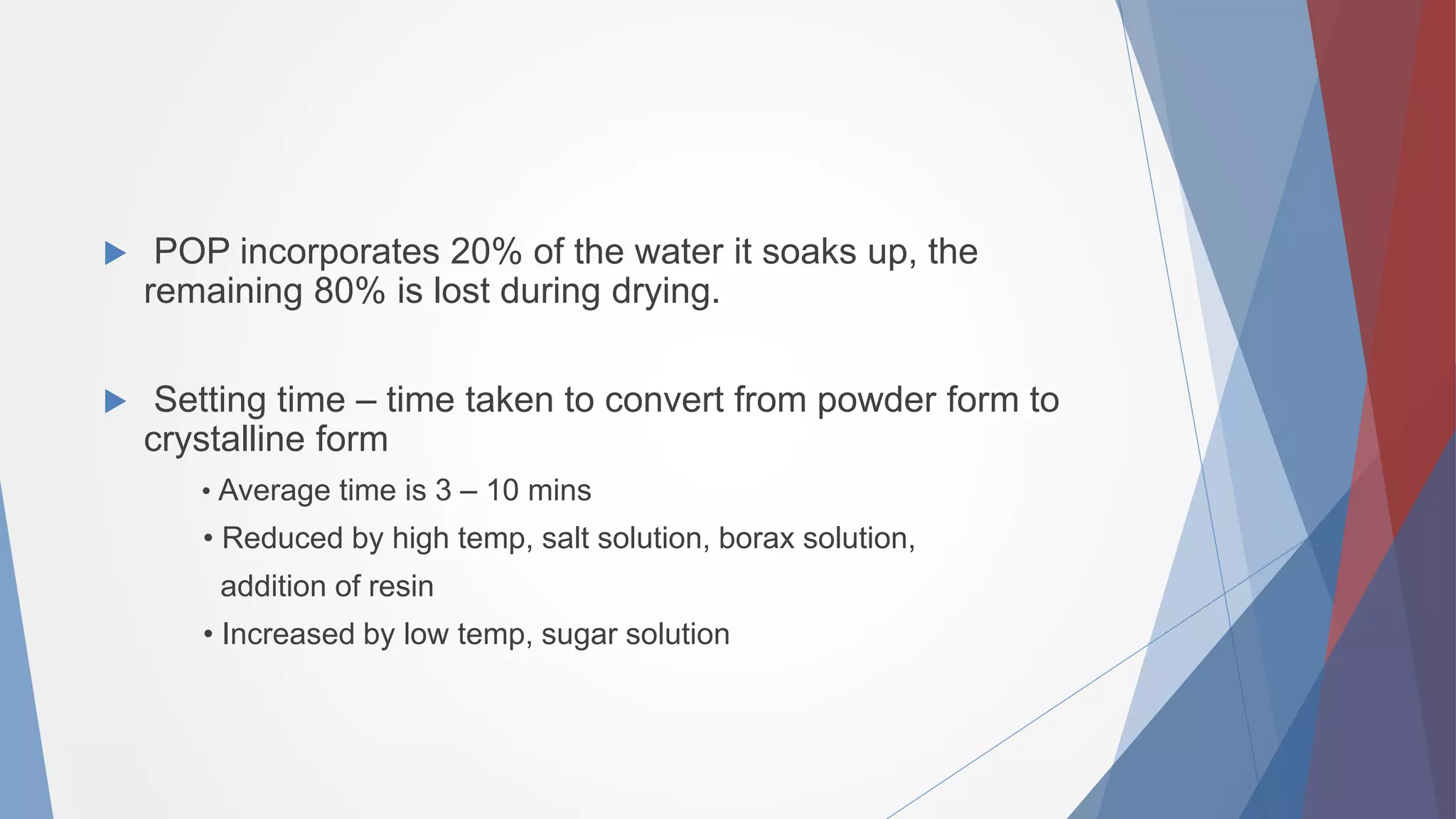 Principles of POP Casting | PPTX