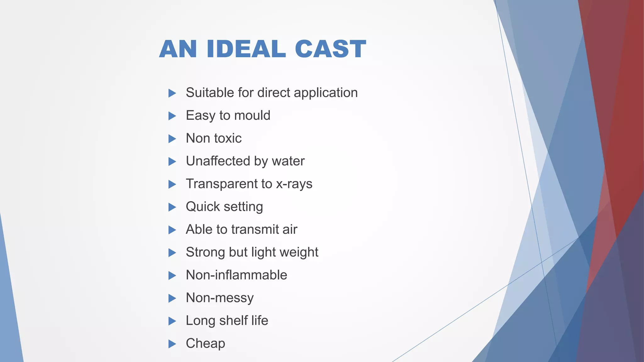 Principles of POP Casting | PPTX