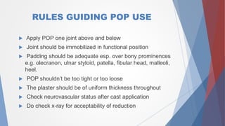 Principles of POP Casting | PPTX
