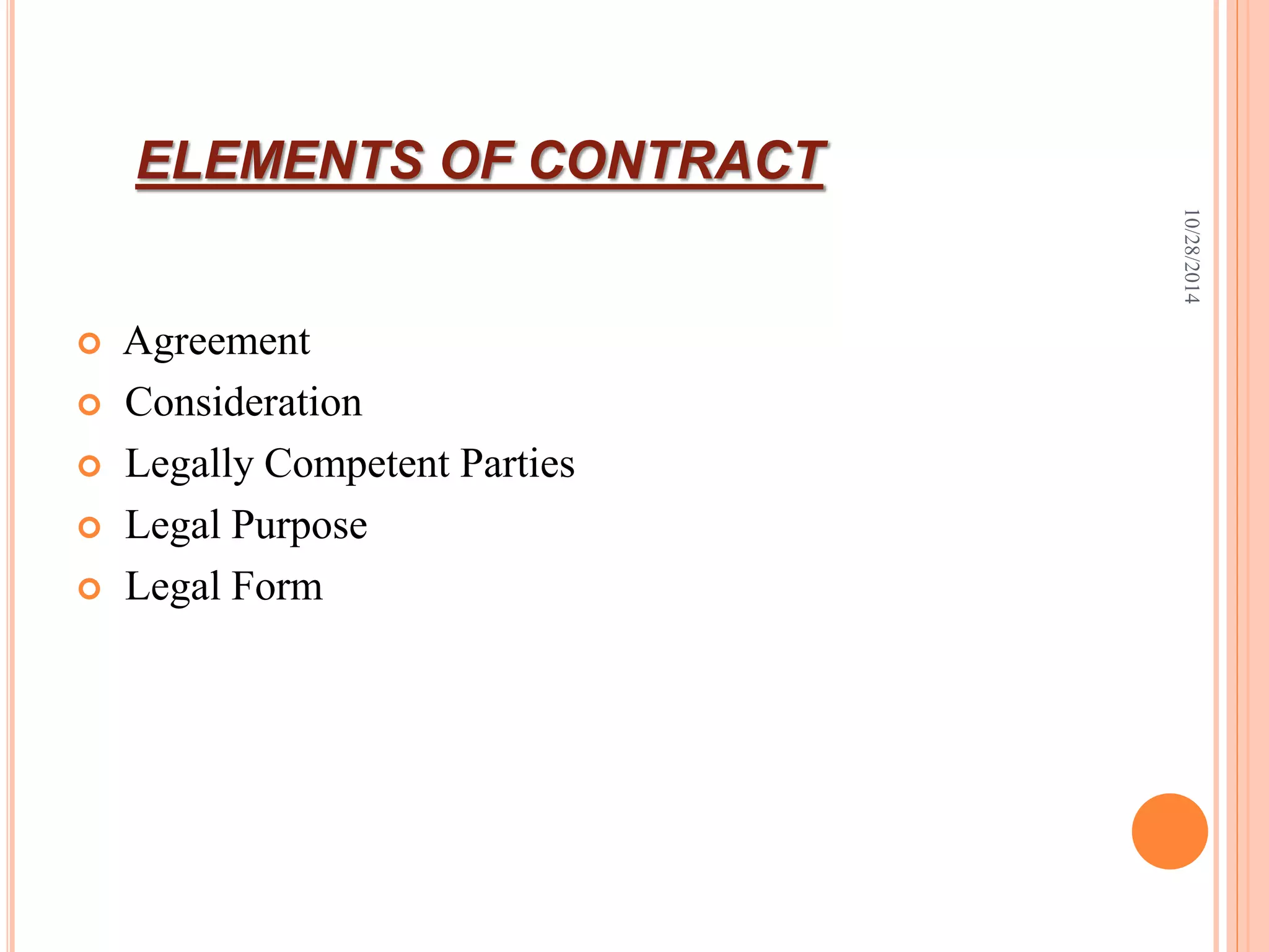 Principles of valid contract special principles of life insurance ...