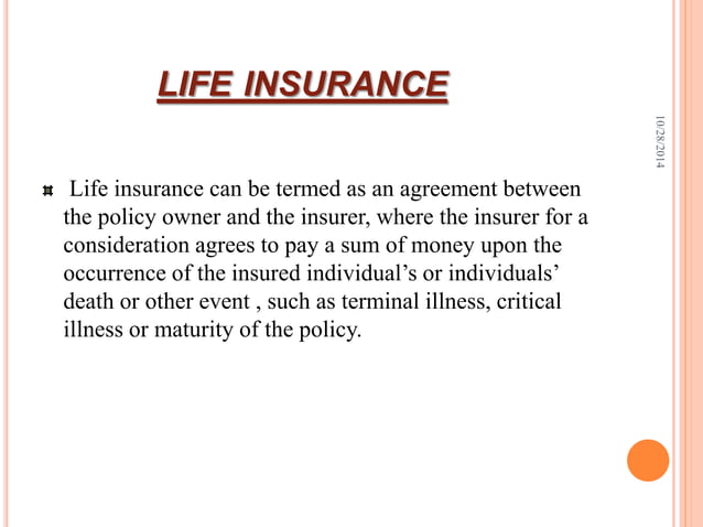 Principles of valid contract special principles of life insurance ...