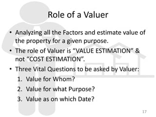 Principles of Valuation | PPTX