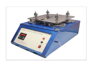 Principles of various fibre testing instruments | PPTX