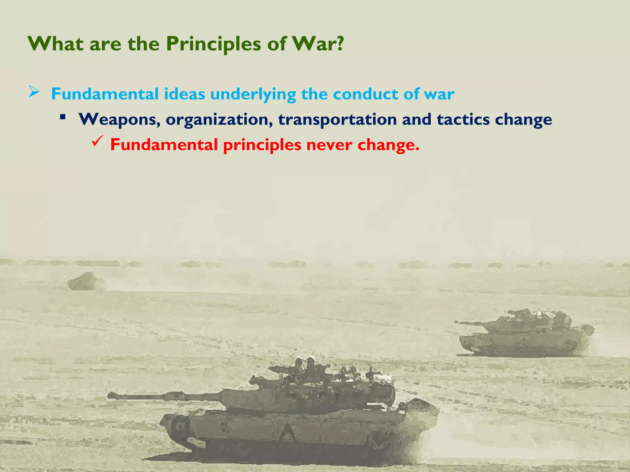 Principles of war new | PPT