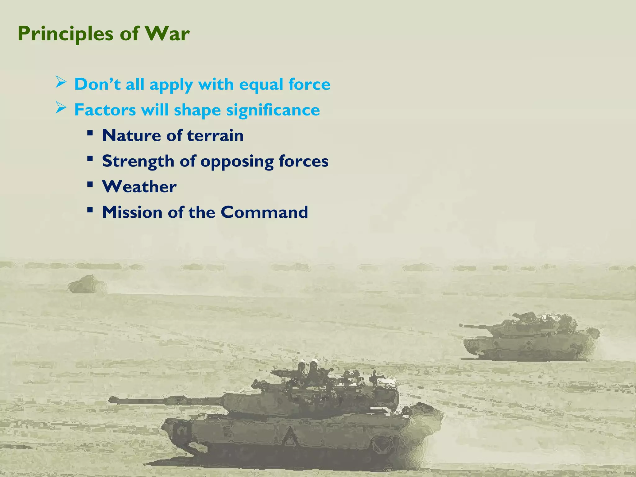Principles of war new | PPT