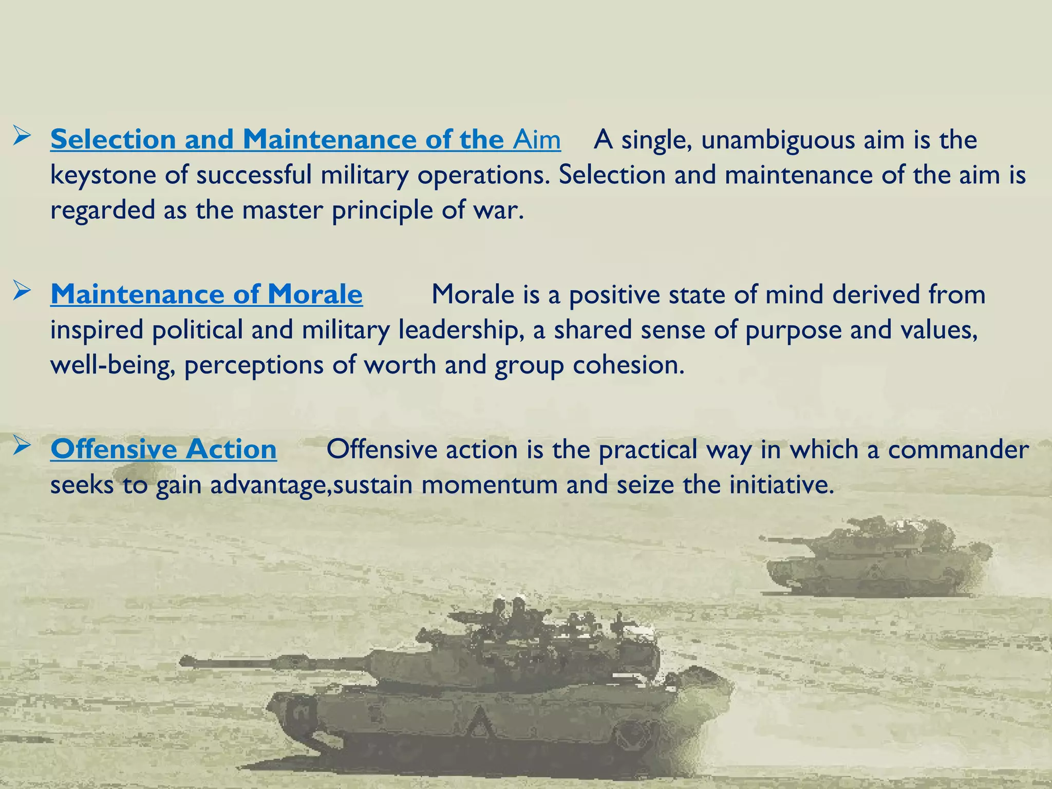 Principles of war new | PPT