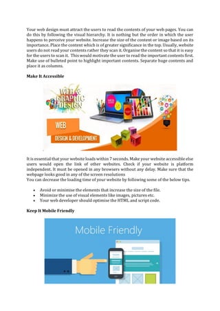 Principles of web design | PDF