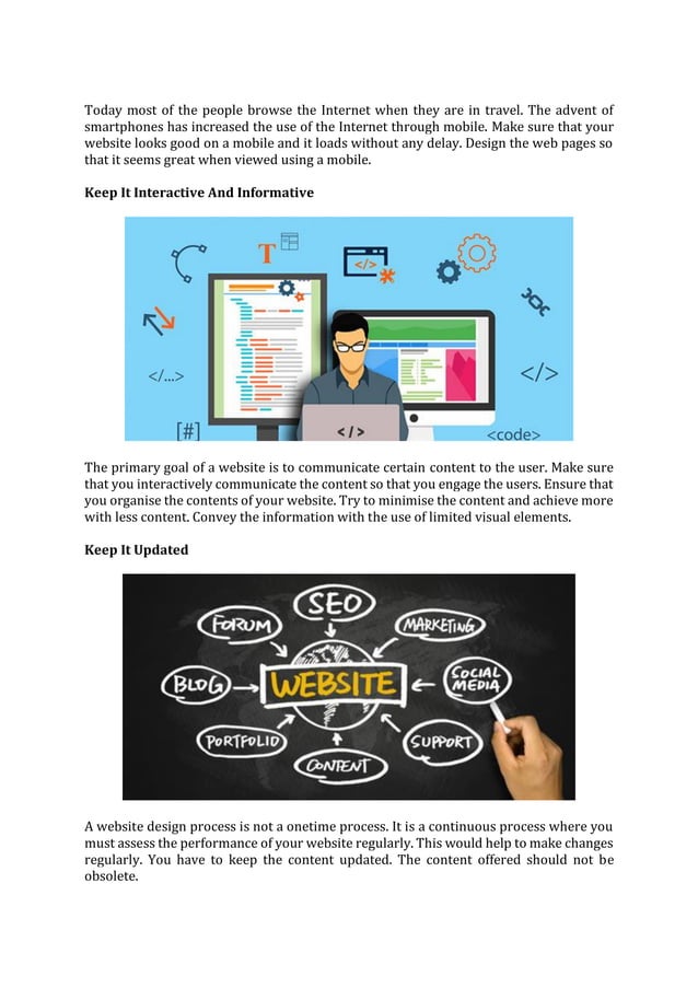 Principles of web design | PDF | Web Design and HTML | Internet