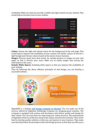 Principles of web design | PDF