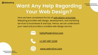 15 Key Principles Of Web Design | PDF