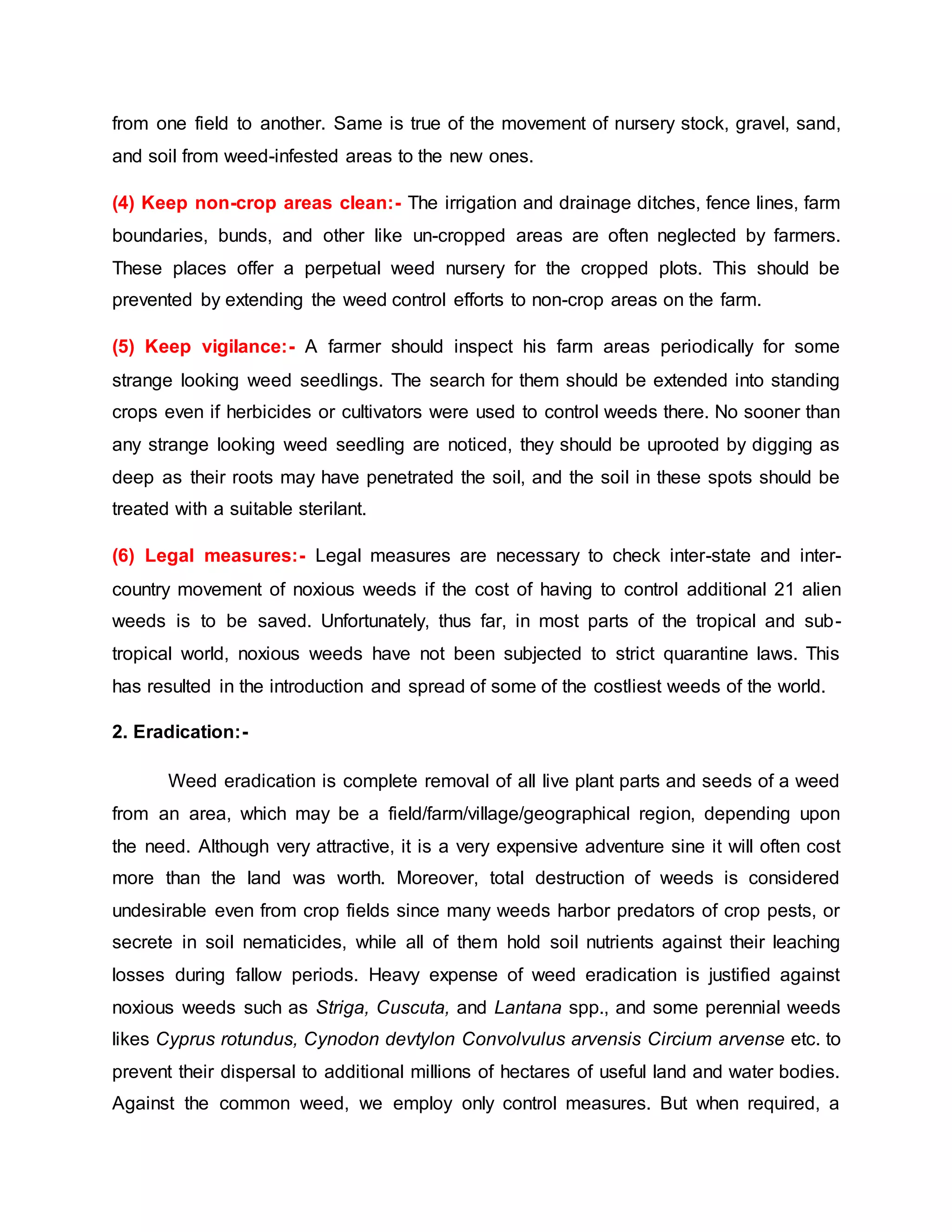 Principles of weed management | DOCX