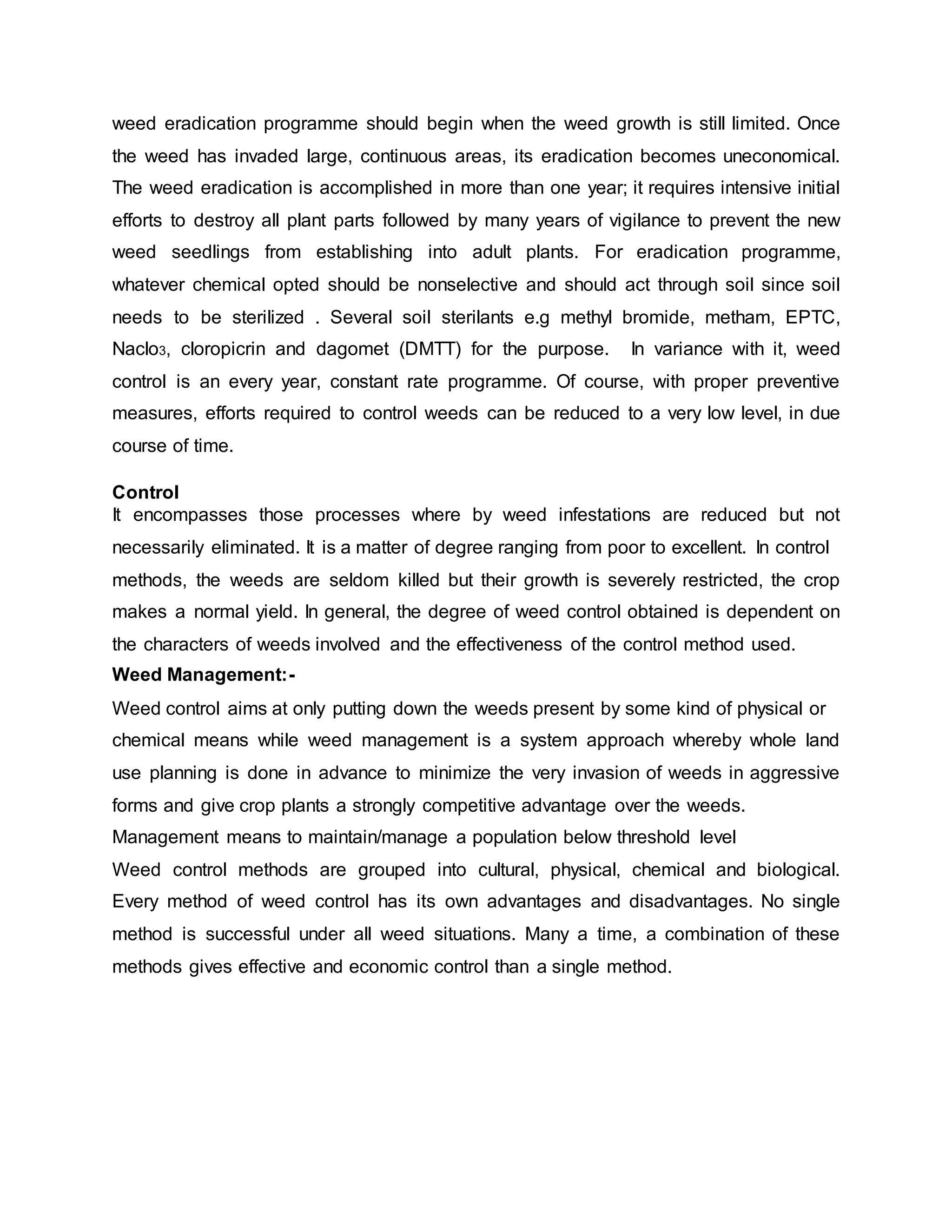 Principles of weed management | DOCX