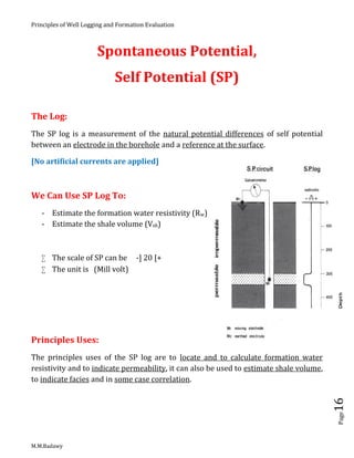 Principles of well logging and formation evaluation m.m.badawy | PDF